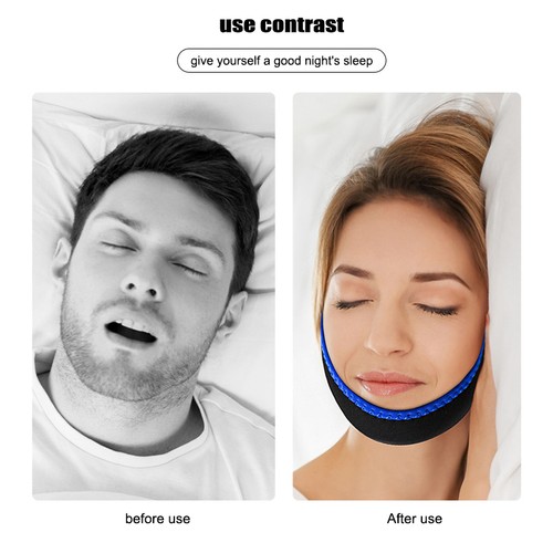 Anti Snore Chin Strap Nylon Elastic Breathable Anti Snoring Chin Belt ...