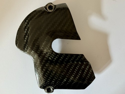 KTM RC8 & RC8R CARBON SPROCKET COVER IN TWILL GLOSS WEAVE FIBRE FIBER ...