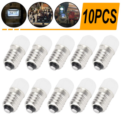 10Pcs 430C White 14v LED Bulbs for Lionel Marx O O27 Gauge Trains ...