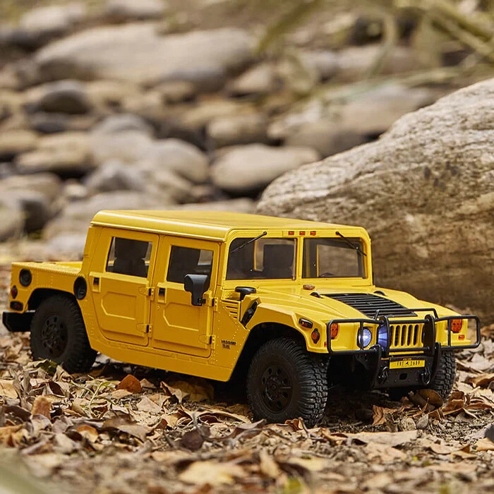RC 1/12 HUMMER Humvee H1 Pick Up 2-Speed 4X4 4WS *RTR* -YELLOW- | eBay