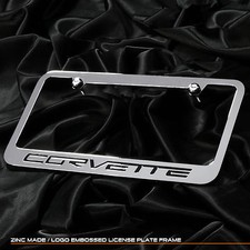 Original 1984 - 1990 C4 Corvette Front License Plate Cover Filler ...
