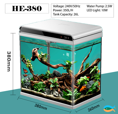 Electric Plastic Fish Tanks Venus Aqua Mini Aquarium Fish Tank RS230EL