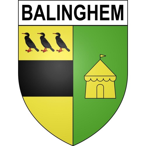 Balinghem 62 ville sticker blason écusson autocollant adhésif | eBay