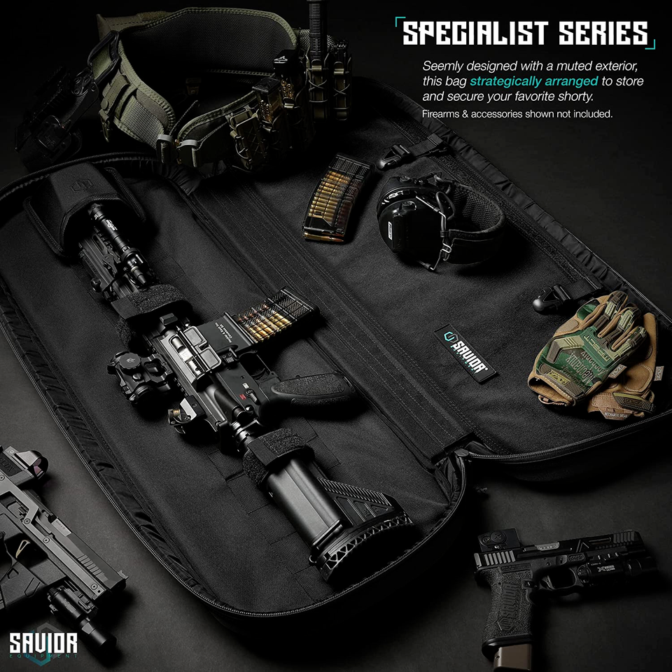 Specialist 30” 34” Tactical SBR Rifle Bag Gun Backpack Soft Firearm ...