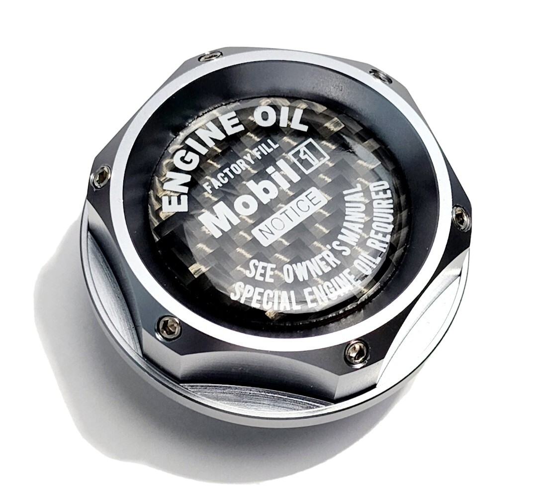 GUNMETAL OIL FILLER CAP CARBON FIBER MOBIL 1 FOR LEXUS ALTEZZA TRD JDM ...