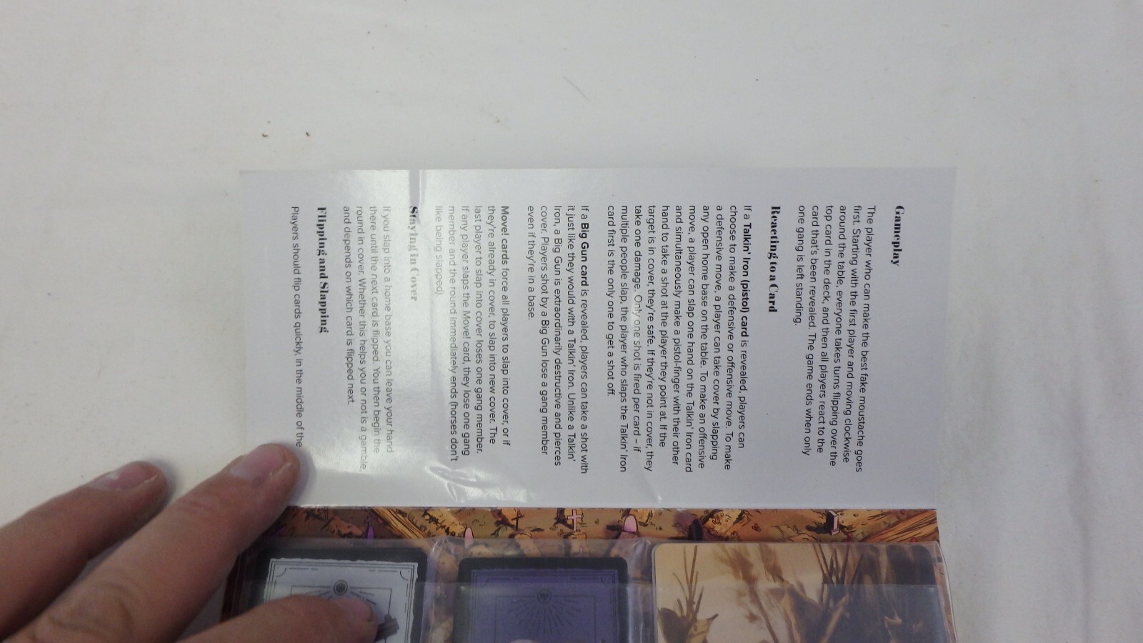 Slap 45 .45 Western Shootout Card Game GNARWHAL Studios Cards Against ...