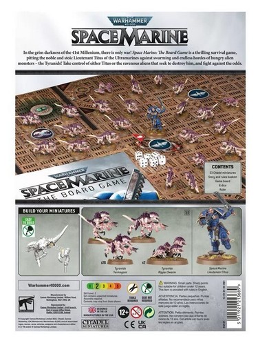 Warhammer 40,000 40k Space Marine Board Game Exclusive Games Workshop ...