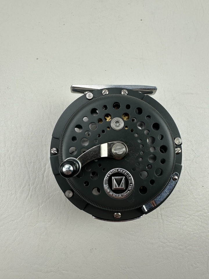 Martin MG-10 Multiplier Fly Reel Made in USA Black Used | eBay
