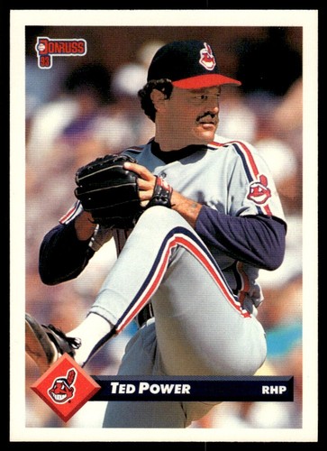 1993 Donruss Baseball Card Ted Power Cleveland Indians #766 | eBay