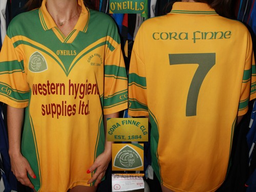 Vintage Cora Finne Clg Gaa O'Neills #7 Shirt Jersey Kit Top Gaelic ...