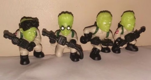 GHOSTBUSTERS ECTO MINIS SET Glow in the dark Slimed 2" Peter Egon Ray Winston | eBay