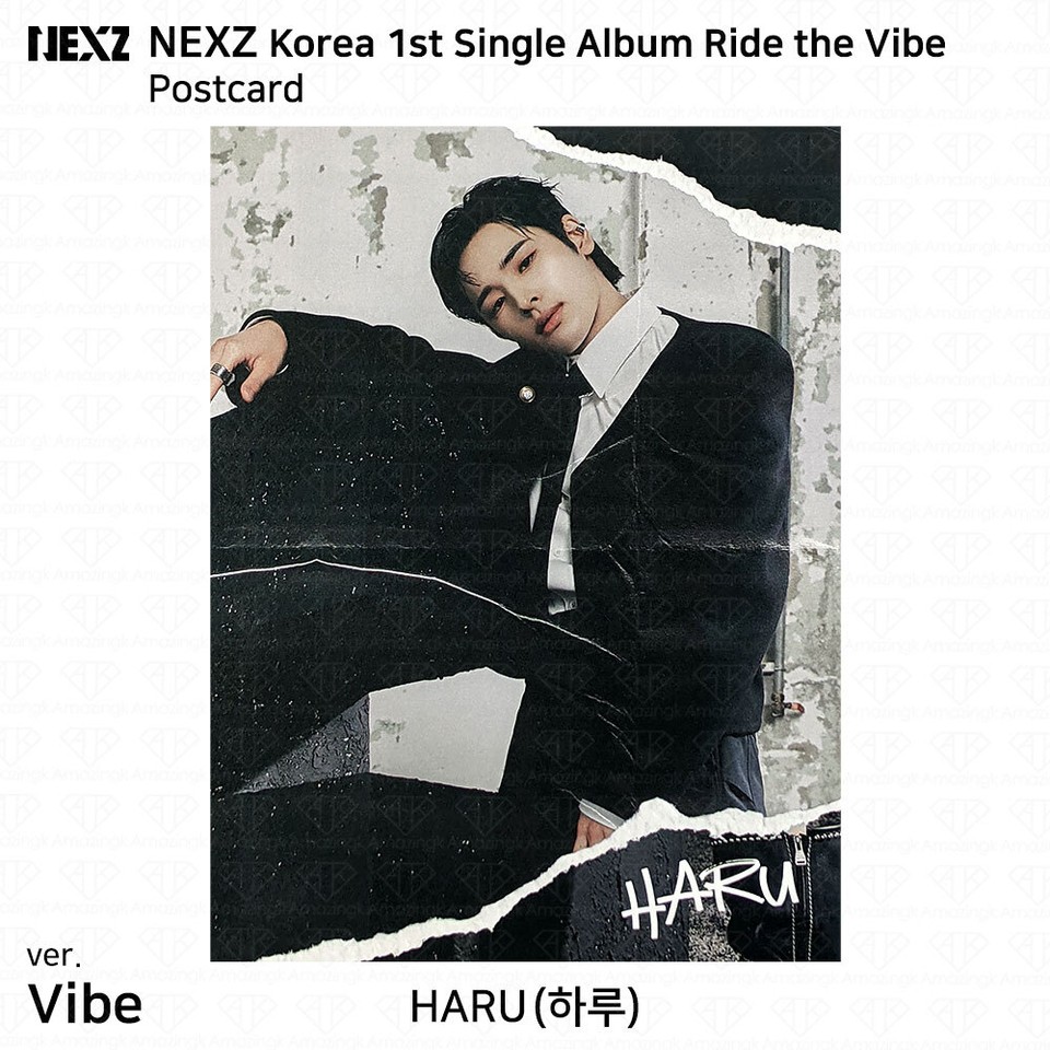 NEXZ Korea 1st Single Album Ride the Vibe Official Photocard Postcard ...