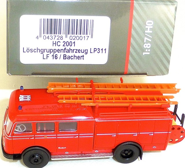 Heico Feuerwehr MERCEDES LP 311 Bachert Löschgruppenfahrzeug Lf16 ...