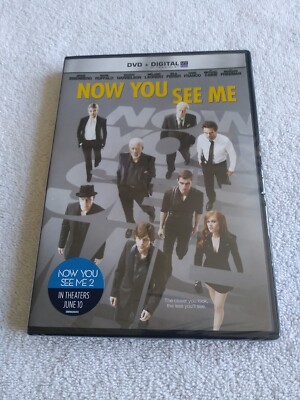 Now You See Me (DVD, 2013) Woody Harrelson + Morgan Freeman + Mark ...