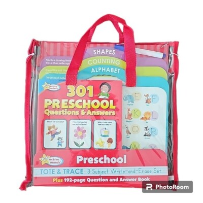 Preschool Question And Answer Set Write Write and Erase Set | eBay