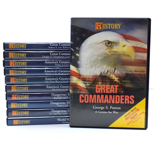 The History Channel Club DVD Lot Of 11 War Movies Victories Commanders ...