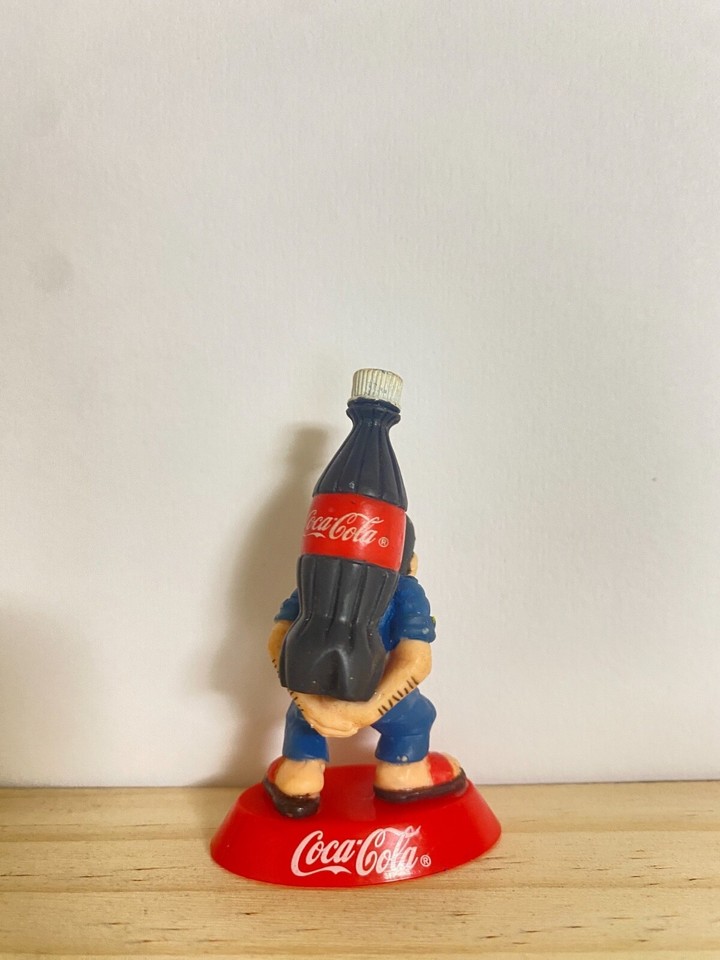 Ryotsu Kankichi KochiKame Tokyo Beat Cops Coca Cola Figure Stand Jump ...