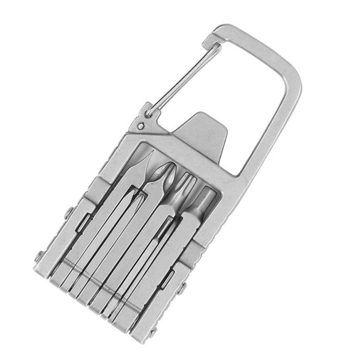 Keychain Multitool 12 In 1 Folding Multi Tool Stainless Steel Outdoor ...