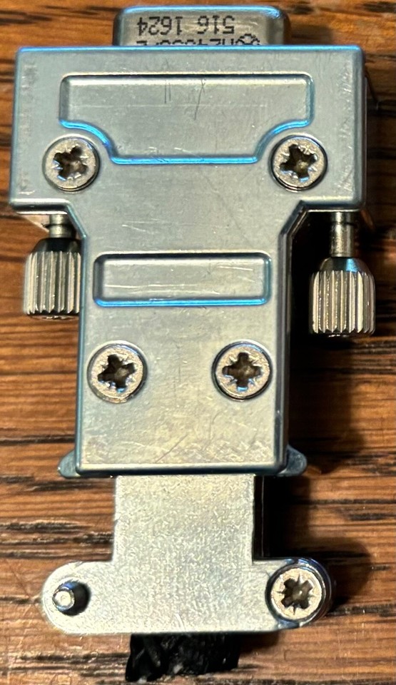 D9000GE0 Amphenol Positronic Backshell w/ M24308/2 9 pin Female D-Sub ...