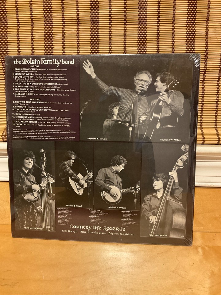 Country Sealed Lp The Mclain Family Band Troublesome Creek On Clr | eBay