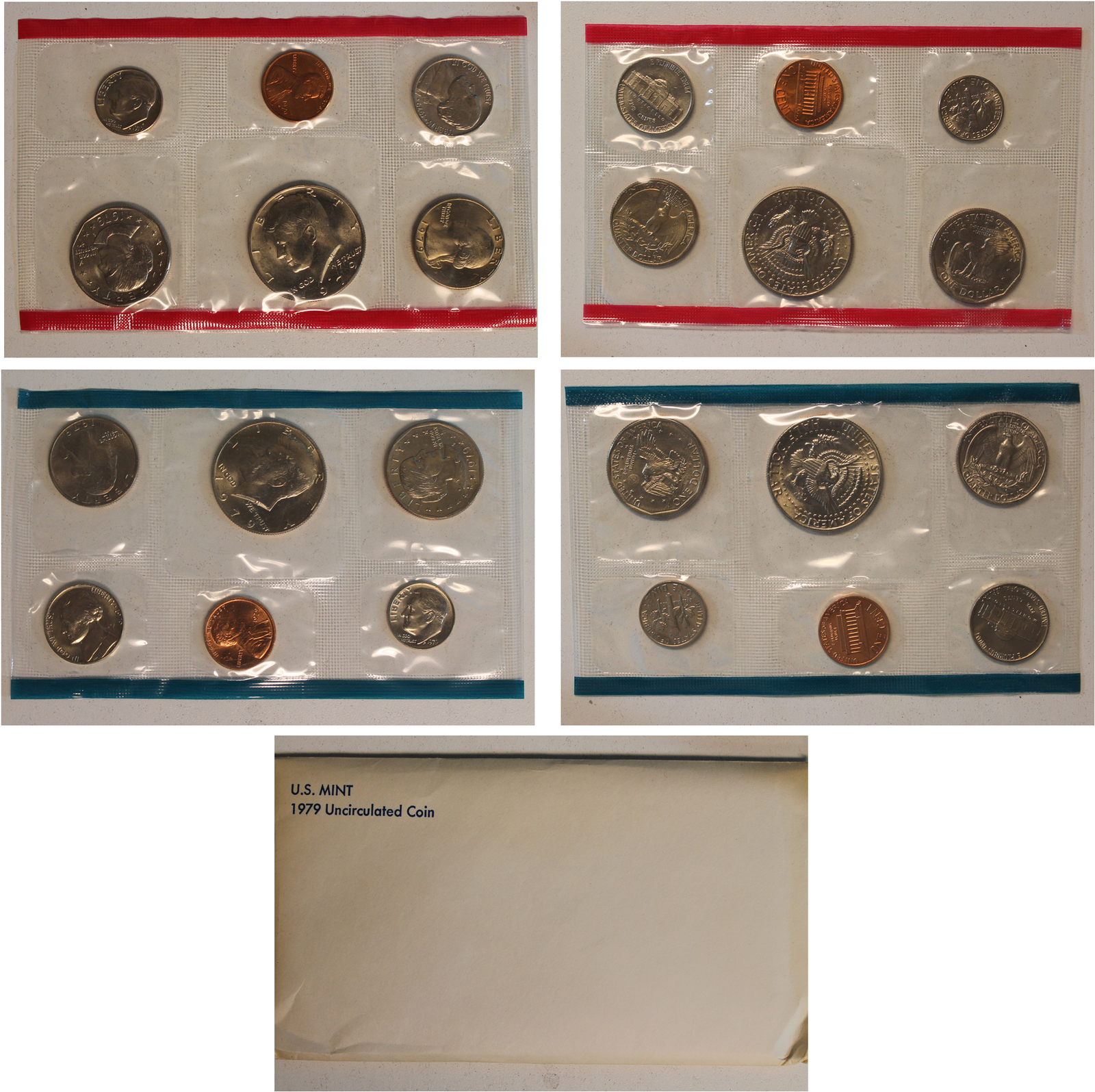 1979 US Mint Set (OGP) with Susan B Anthony dollar 12 coins B3 | eBay
