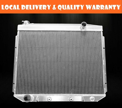 Aluminum Radiator 3 Rows Fit 1957-1959 Ford Ranchero Skyliner Fairlane ...