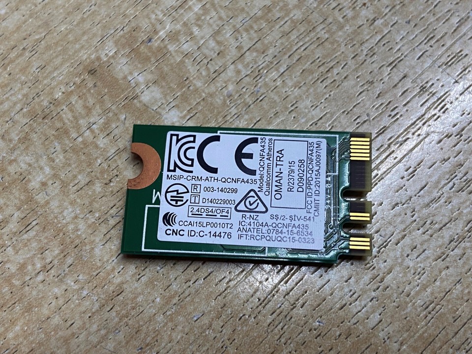 Dell Vostro 3568 Inspiron 5570 3593 7375 5567 WIFI Wireless Card 0V91GK ...