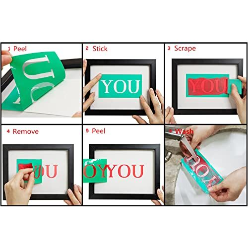 Silk Screen Printing Stencil Letters Stencils and Numbers, Reusable ...