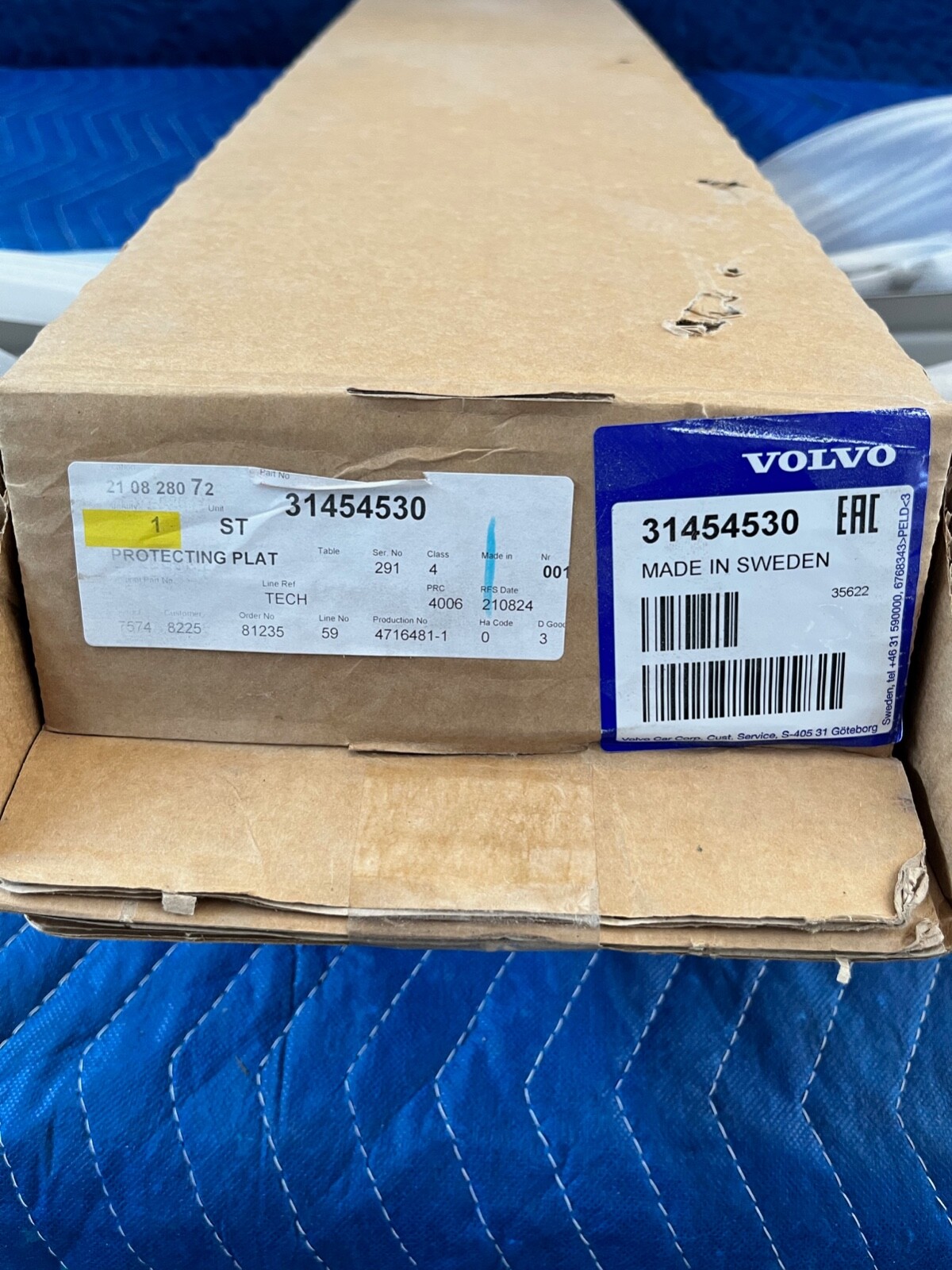 Genuine Volvo Bumper Protection Pad 31454530 for sale online | eBay