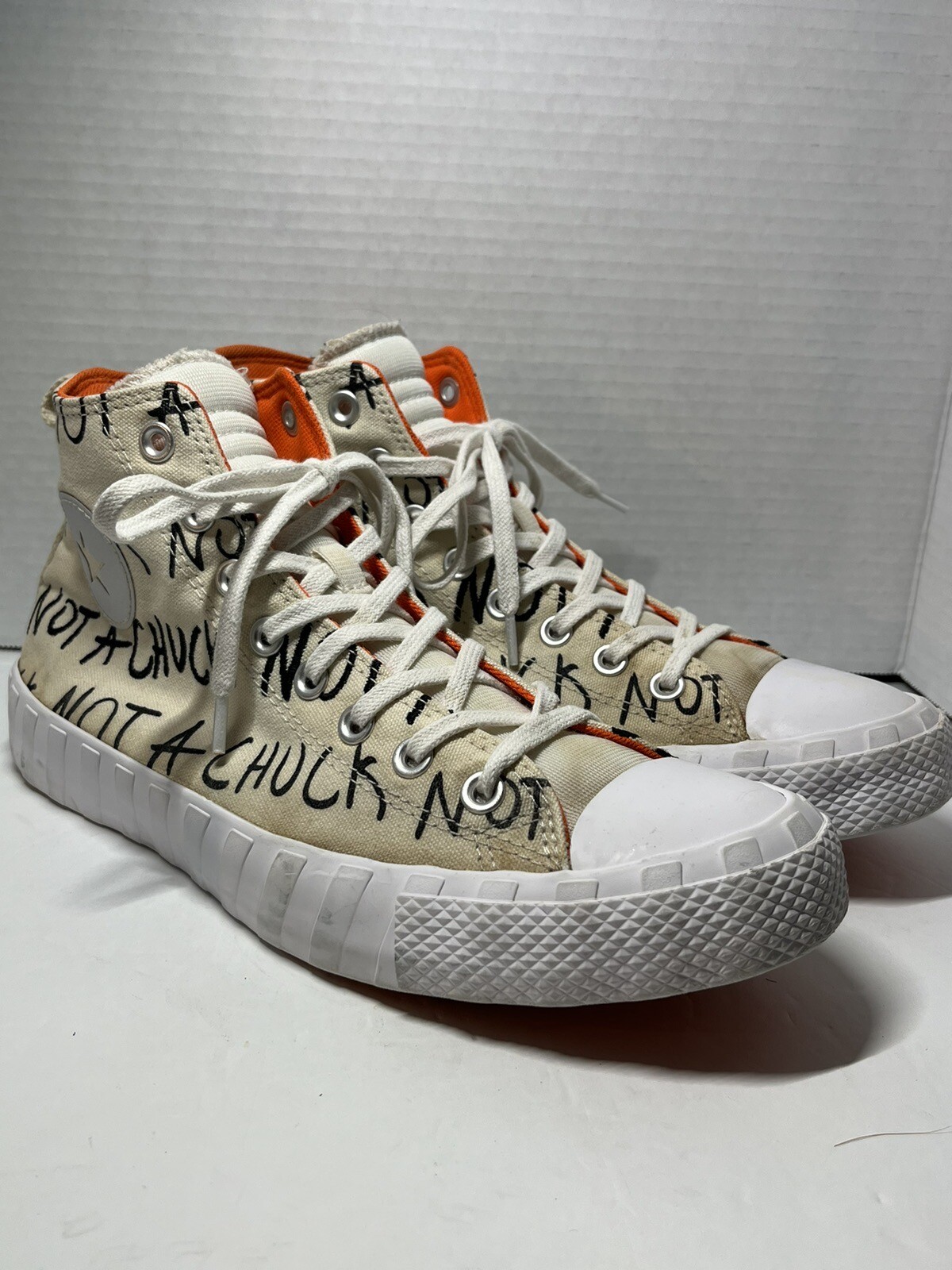 Converse UNT1TL3D High Top Not A Chuck Untitled White… - Gem