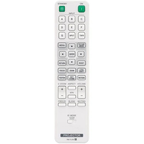 RM-PJ30 Remote Control for Sony Projectors VPL-F1200ZL, VPL-F1205ZL ...