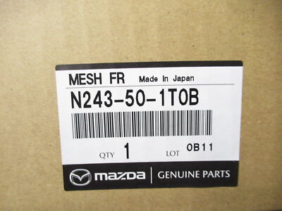 Genuine OEM Mazda N243-50-1T0B Front Bumper Grille Mesh Assy 2016-19 MX ...
