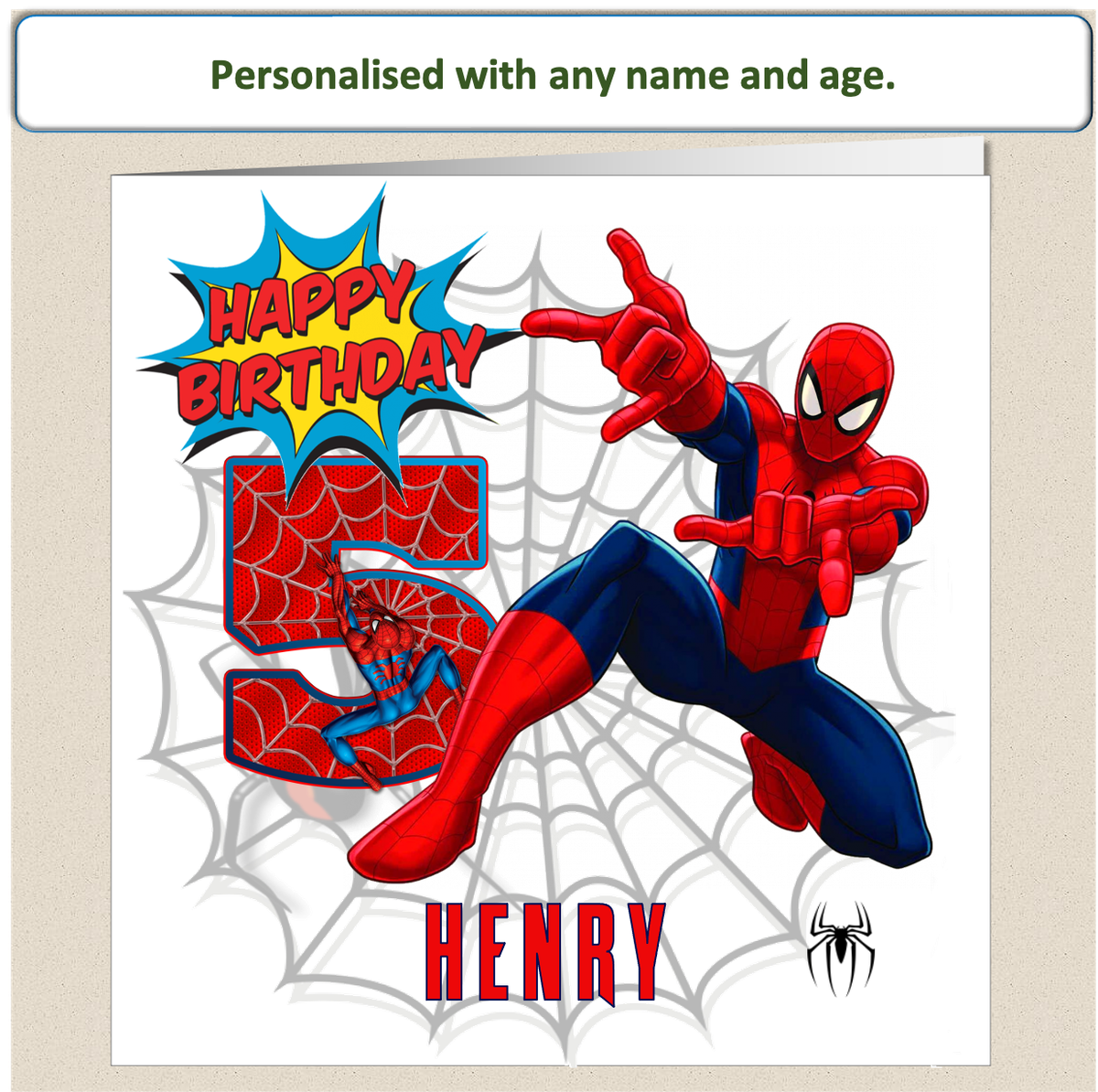 Spider Man Birthday Cards Spiderman Card