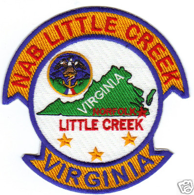 US NAVY BASE PATCH, NAB LITTLE CREEK, VIRGINIA Y | eBay