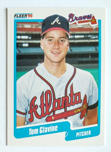 TOM GLAVINE 1990 Fleer Baseball #583 Atlanta Braves | eBay