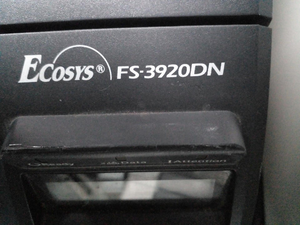 Kyocera Ecosys FS-3920DN Workgroup Laser Printer TESTED LOW COUNT ...