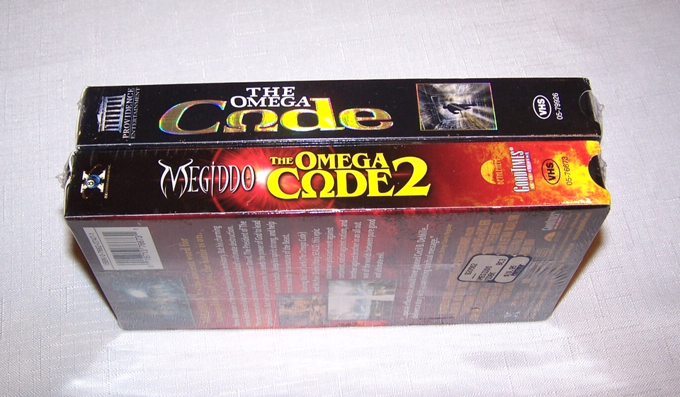 The Omega Code (VHS, 2000) & Megiddo: The Omega Code 2 (VHS, 2002) New ...