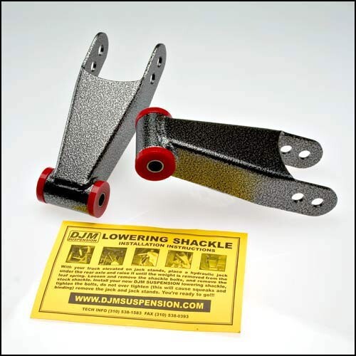 1973-1987 C20 C30 2" Lowering Drop Shackles Shackle Kit DJM-SH1012-2 | eBay