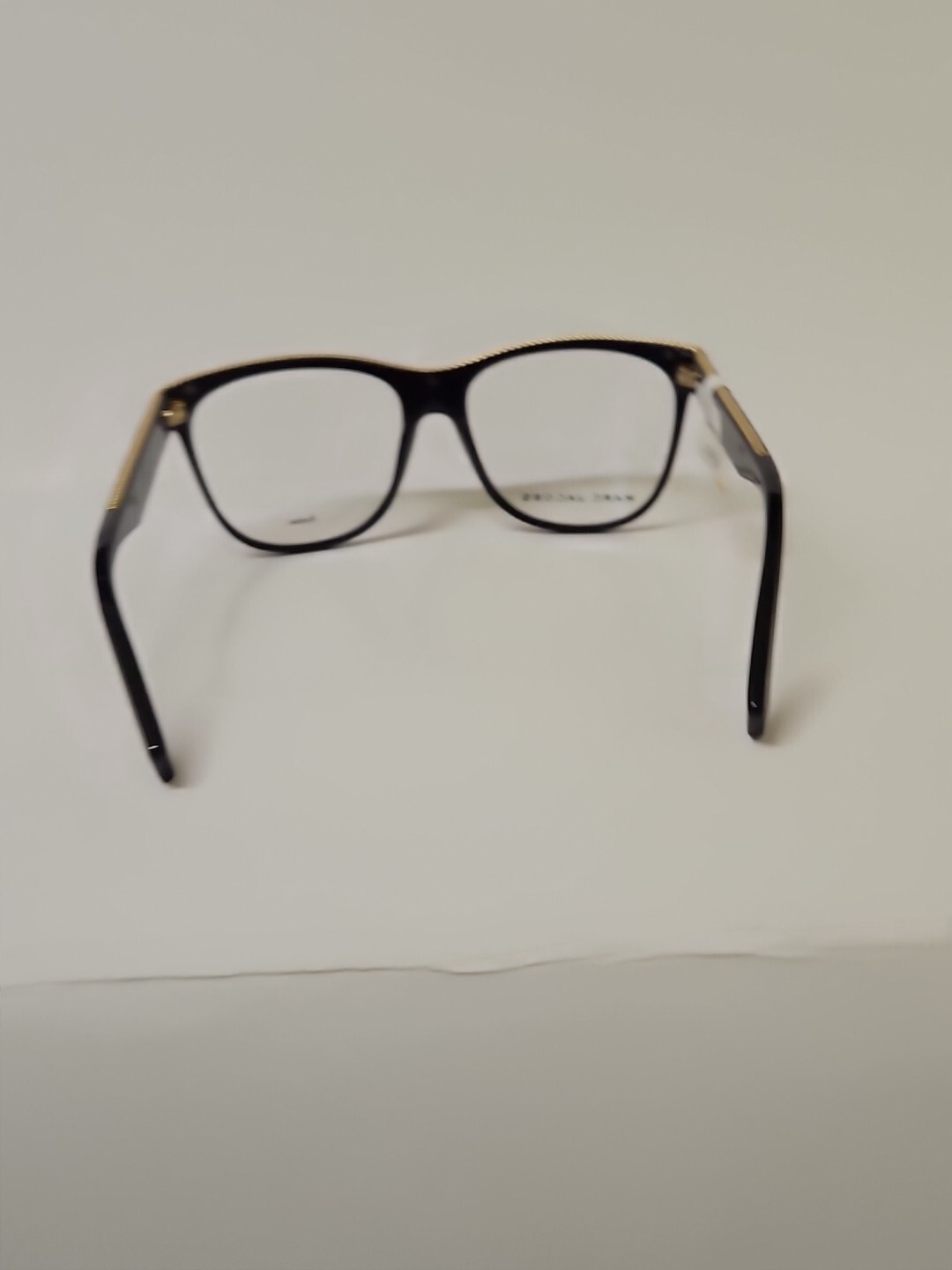 Marc Jacobs Eyeglasses Frames 164 807 Black Gold Square Full Rim 54-16 ...