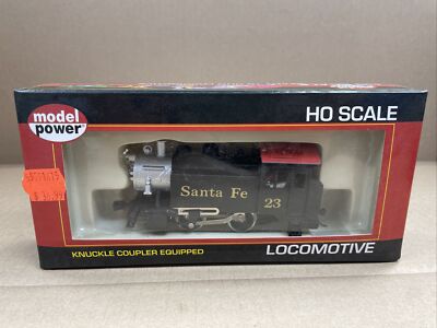 HO Scale Santa Fe AT&SF, 0-4-0 Tank Switcher Steam Powered Locomotive ...