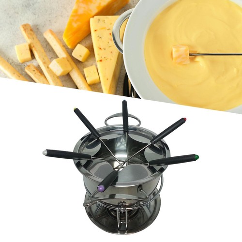 Broth Fondue Set Fondue Pot Set Stainless Steel Portable Kitchen Home ...