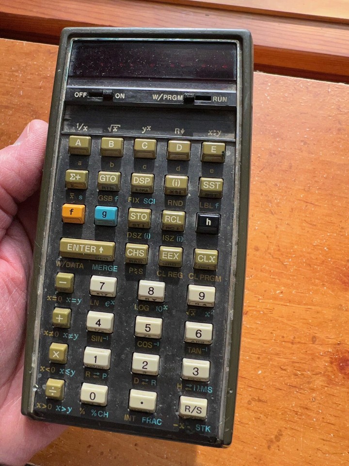 Vintage 1976 HP 67 Programmable Scientific Calculator Hewlett Packard ...