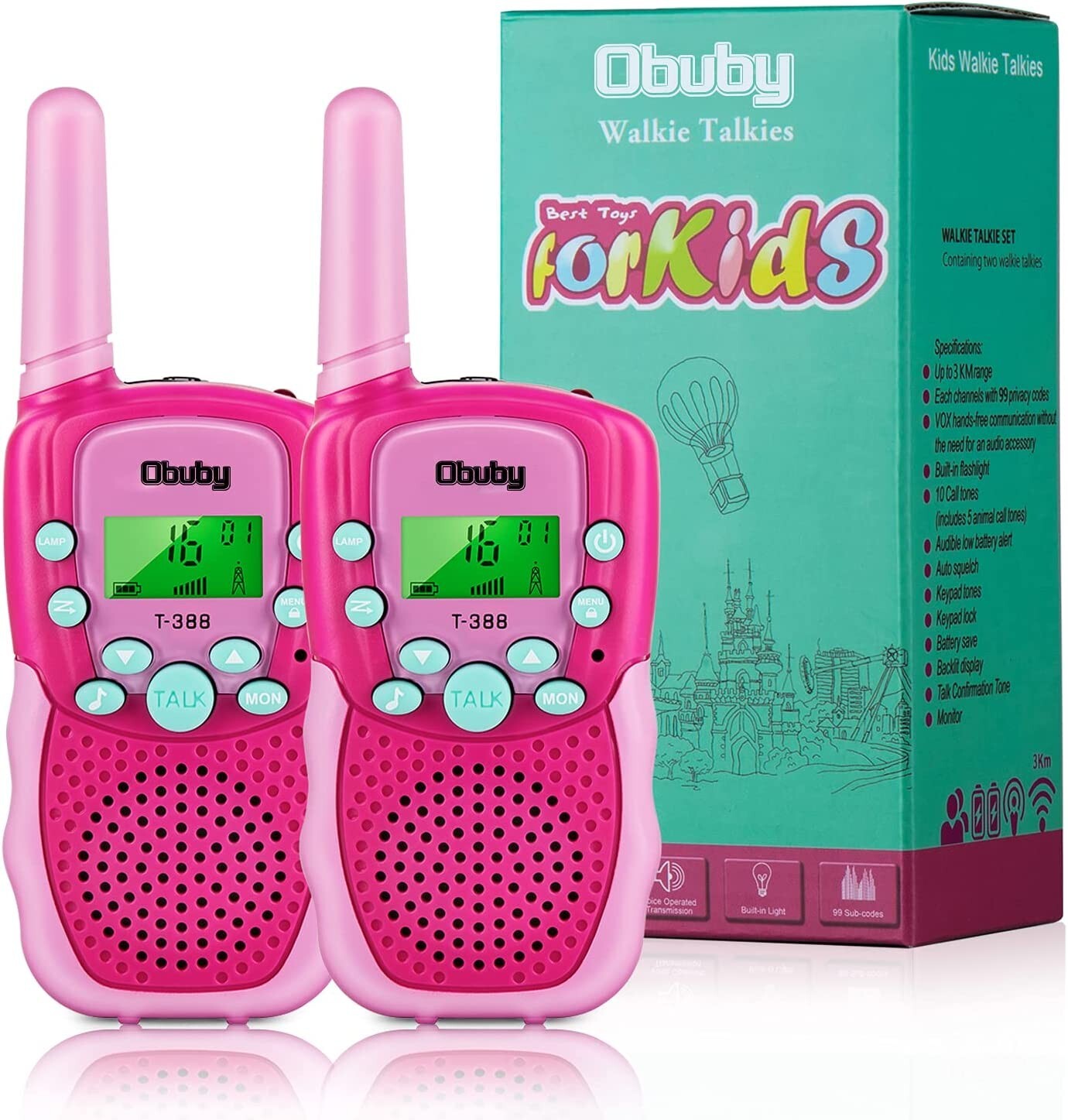 Obuby WT1-3 Two-Way Radio Walkie Talkies for kid Gift Toy for sale ...