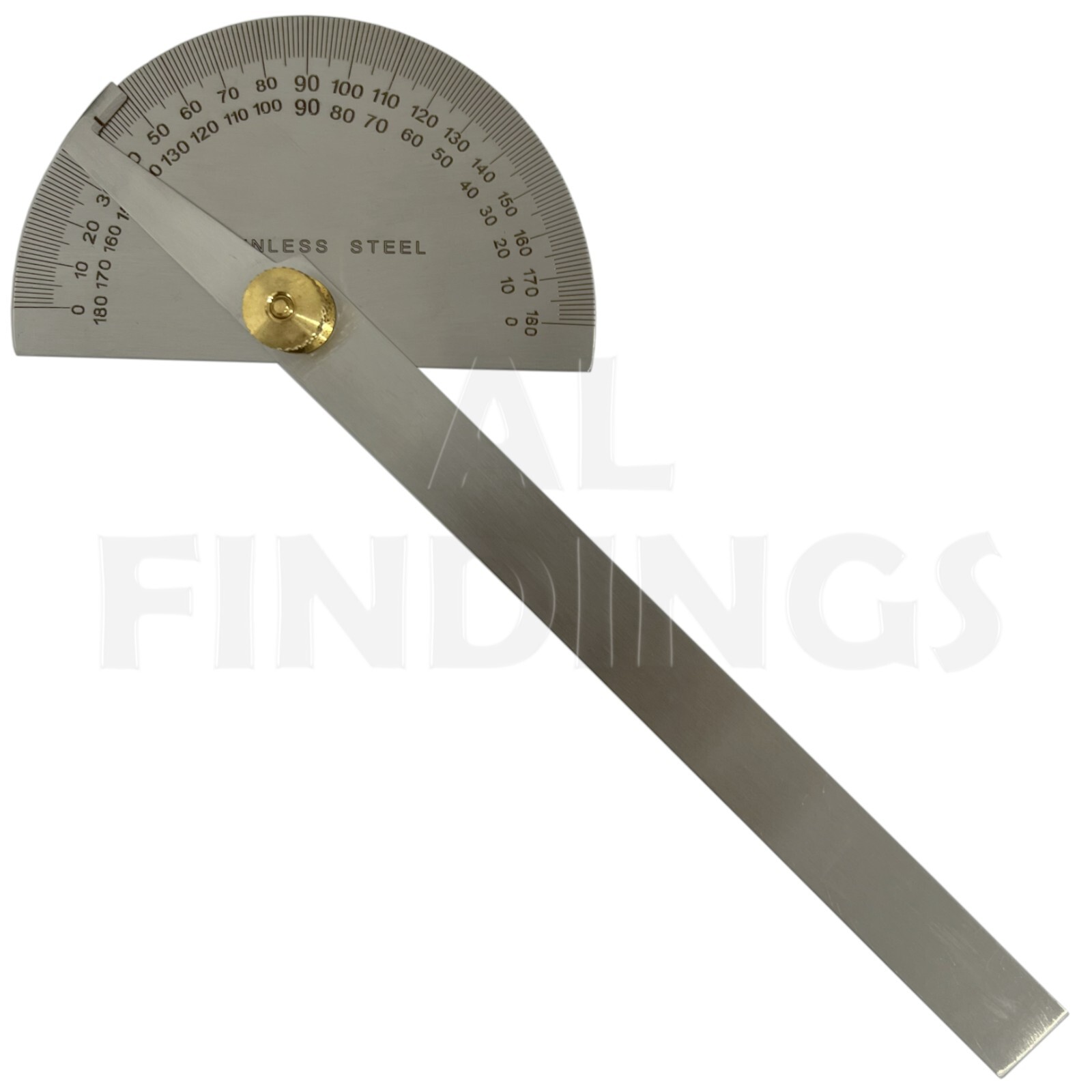 Engineers 0-180 Degree Protractor Square Rule Gauge Drill Point Tool 6 ...
