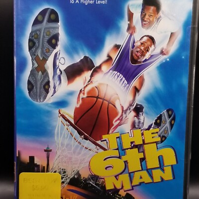 The 6th Man DVD 1997 Marlon Wayans Kadeem Hardison Touchstone Sports ...