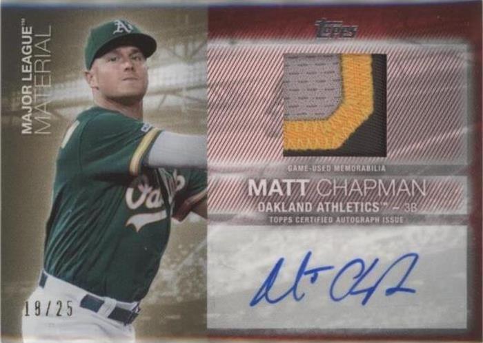2020 Topps Update Series - Major League Material Autographs Matt ...