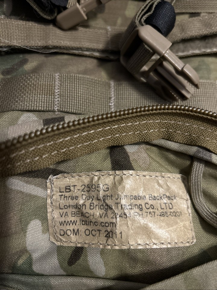 London Bridge Trading- 3 Day Light Jumpable Backpack LBT-2595G Military ...