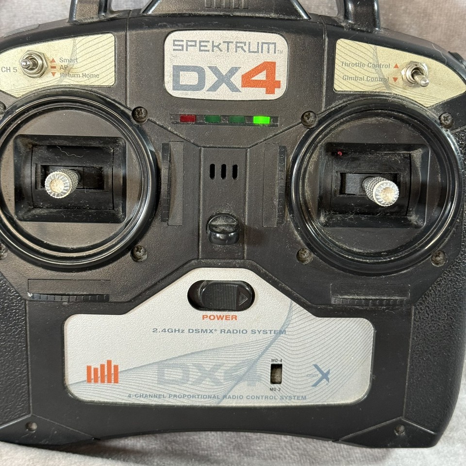 Spektrum DX4e Radio 4 Channel Full Range DSM 2.4GHz Transmitter RC ...