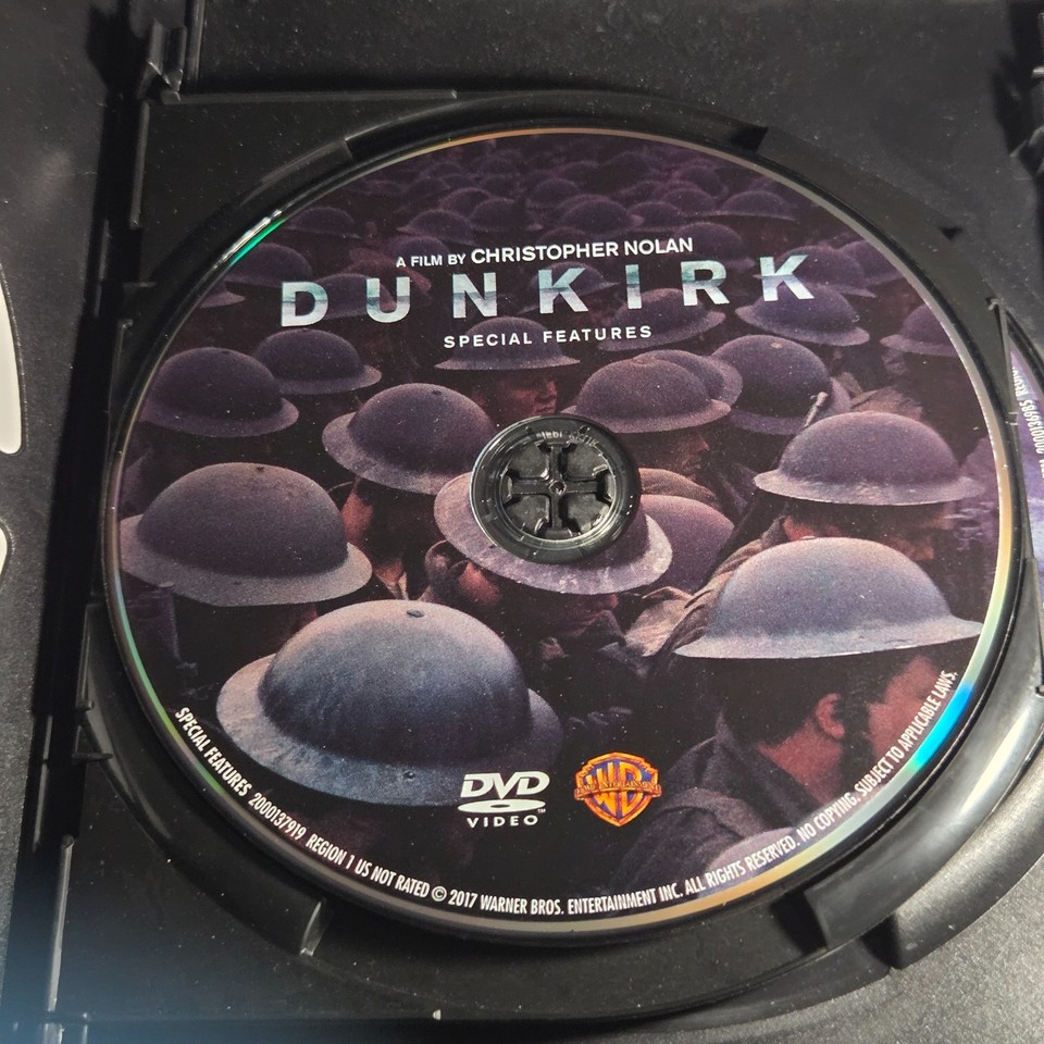 Dunkirk (DVD, 2017) War Action Drama Tom Hardy Cillian Murphy | eBay