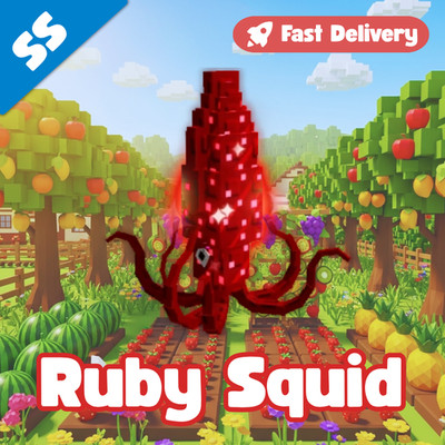 🦑 RUBY SQUID 🌿 GROW A GARDEN ⚡️ FAST DELIVERY | eBay